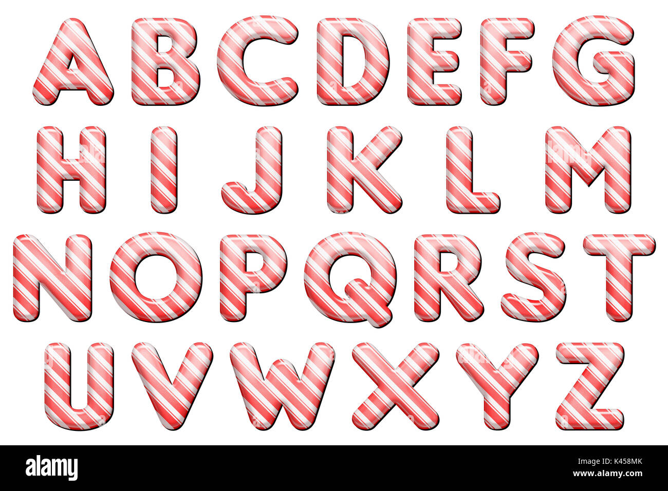 Digital Alphabet Collection Letters Typography Collection Stock Photo ...