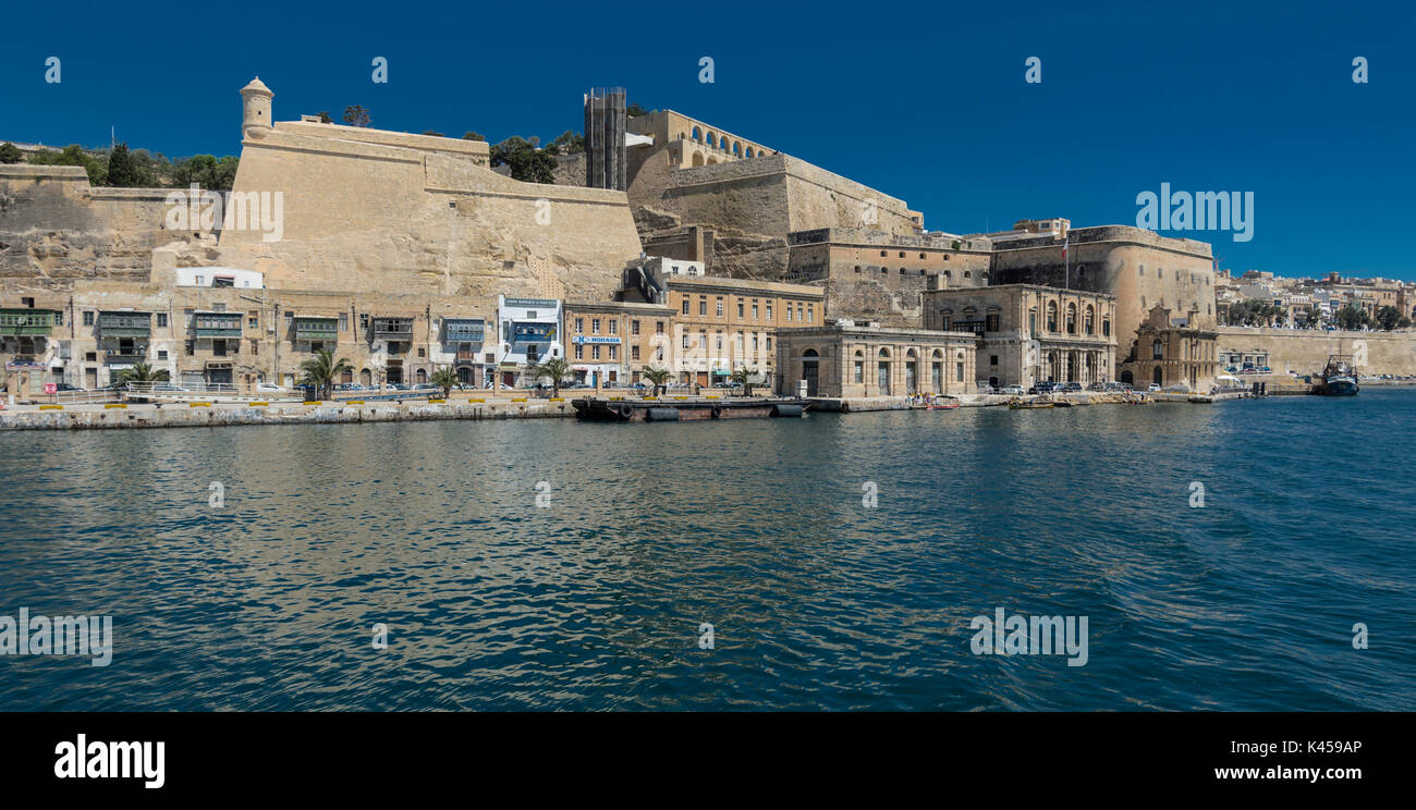View of the Barrakka Lift, in the Valletta Waterfront, Malta Stock ...