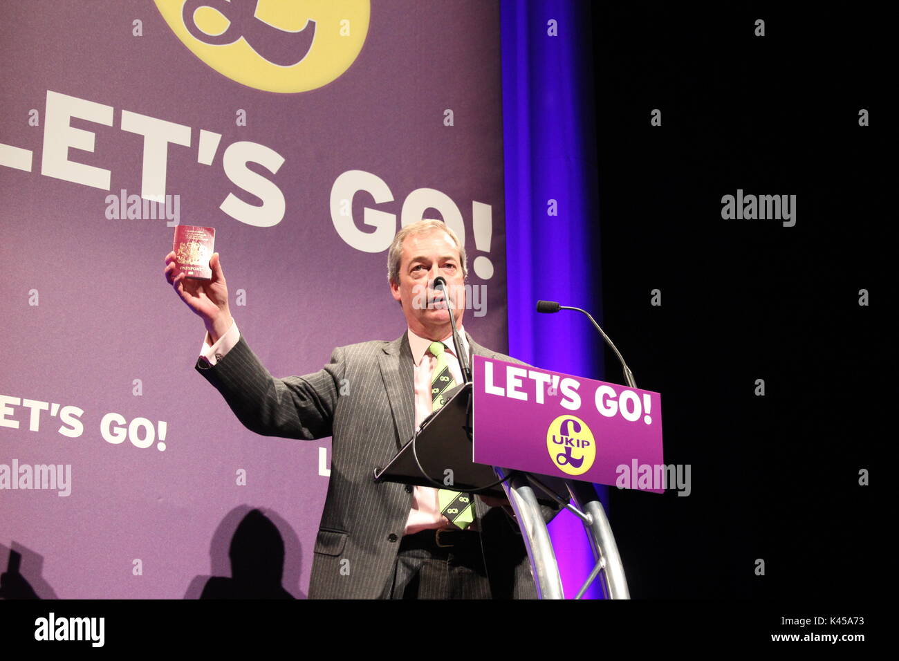 Members of the Ukip party attending the Ukip annual conference in ...