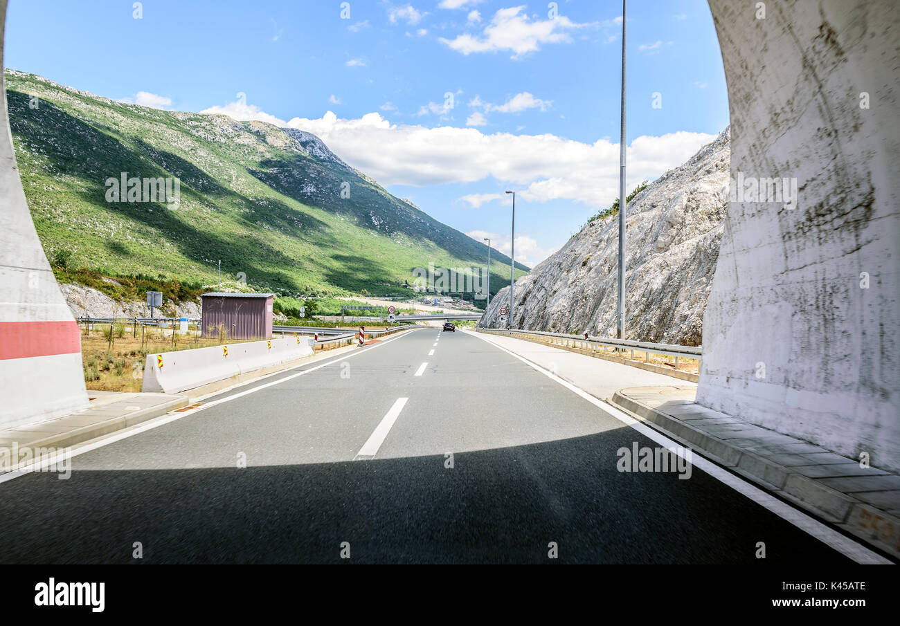 Road in an underground tunnel or bridge Stock Photo - Alamy