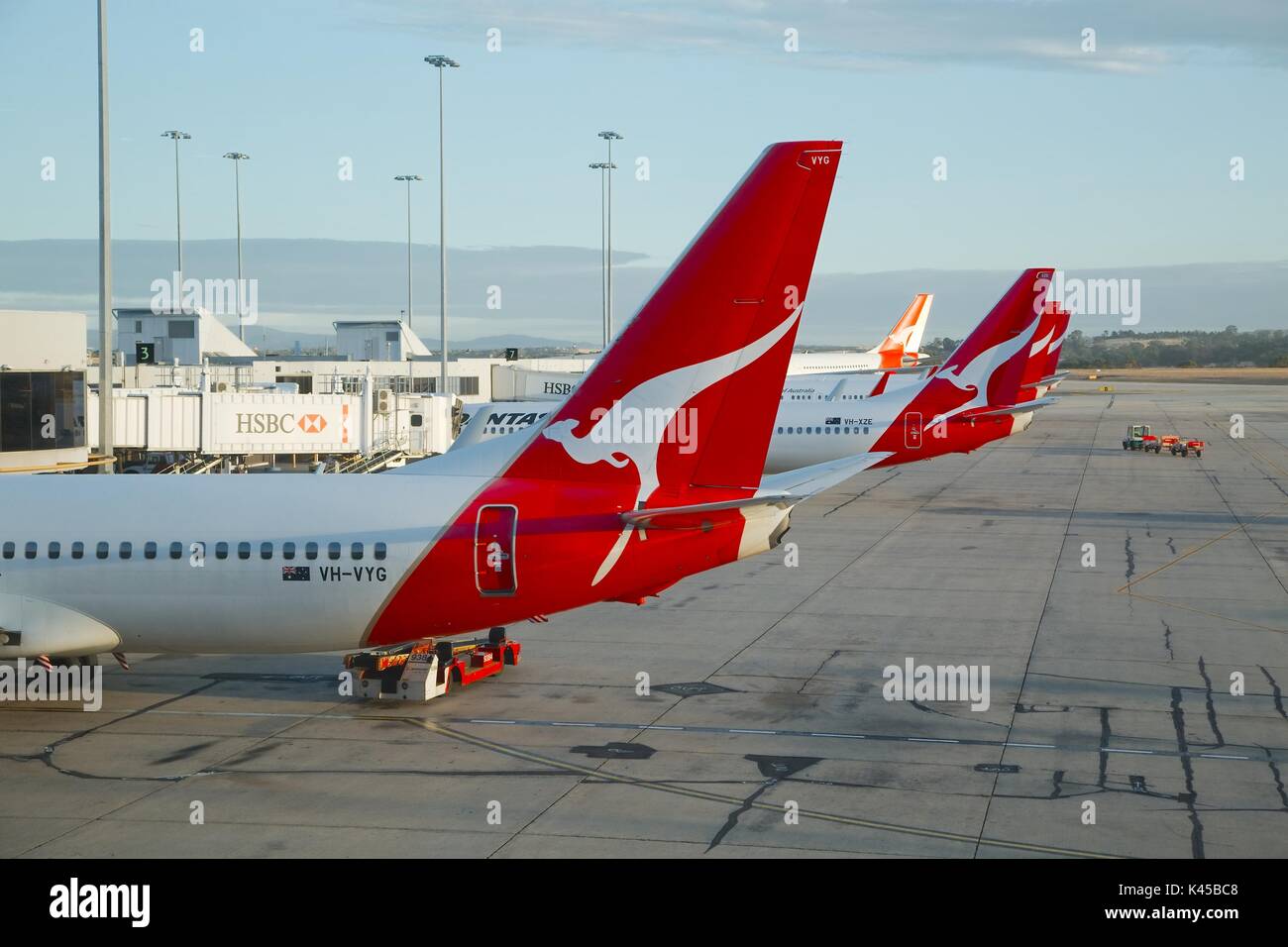Aircrafts of Qantas Stock Photo - Alamy