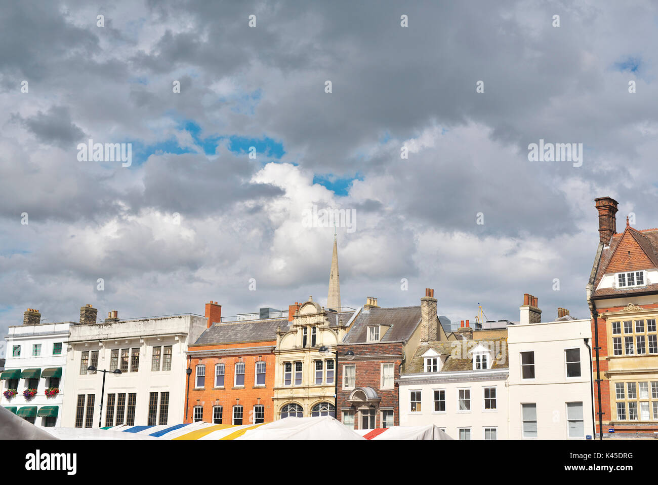 Cambridge uk street roof tops hi-res stock photography and images - Alamy