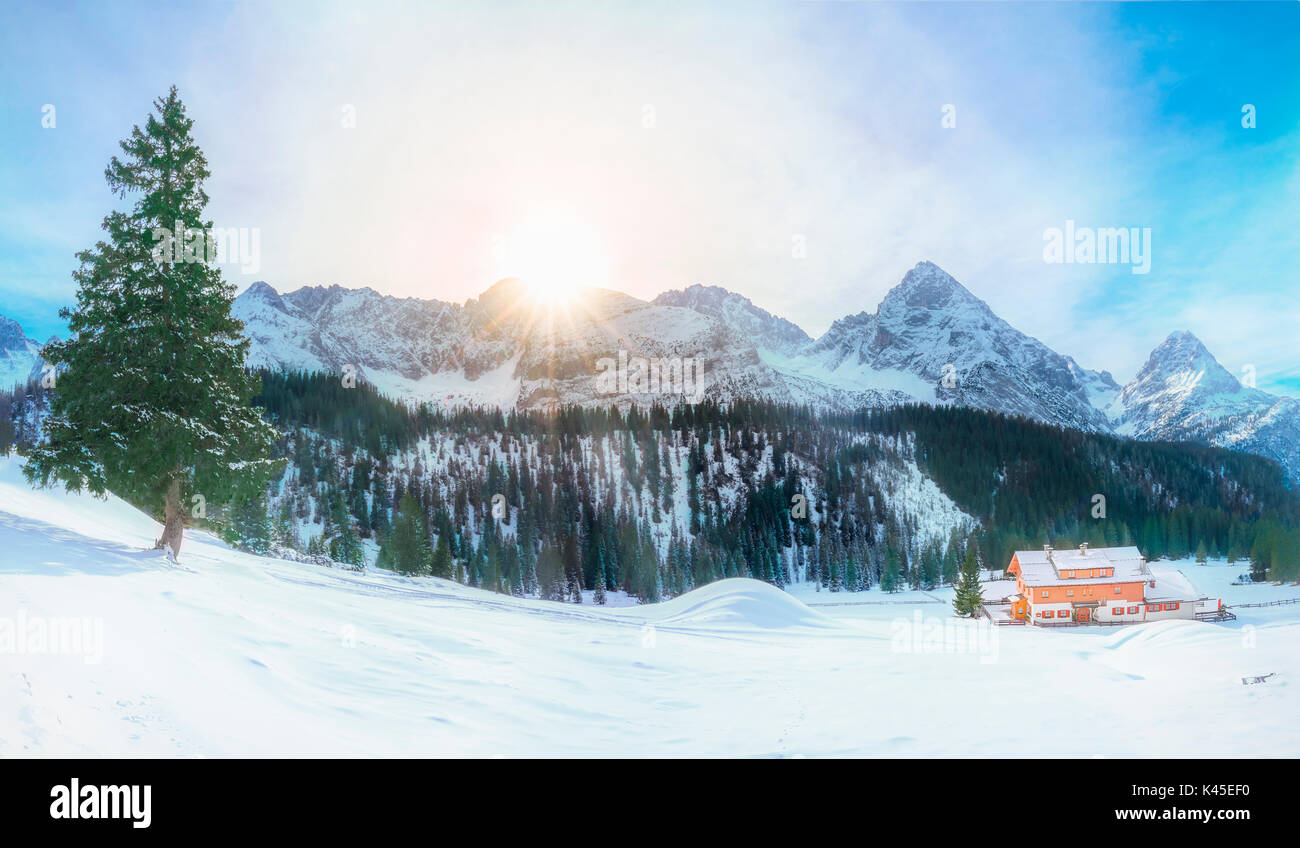 Austrian alps winter hi-res stock photography and images - Alamy