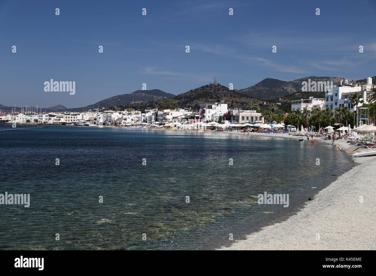 Bodrum Town in Aegean Coast of Turkey Stock Photo - Alamy