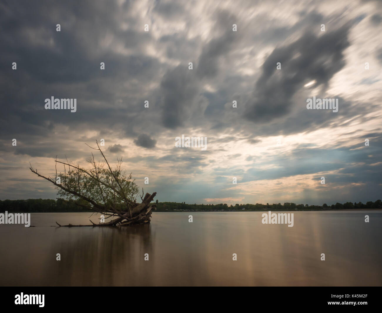 Long exposure sunset behind hi-res stock photography and images - Alamy