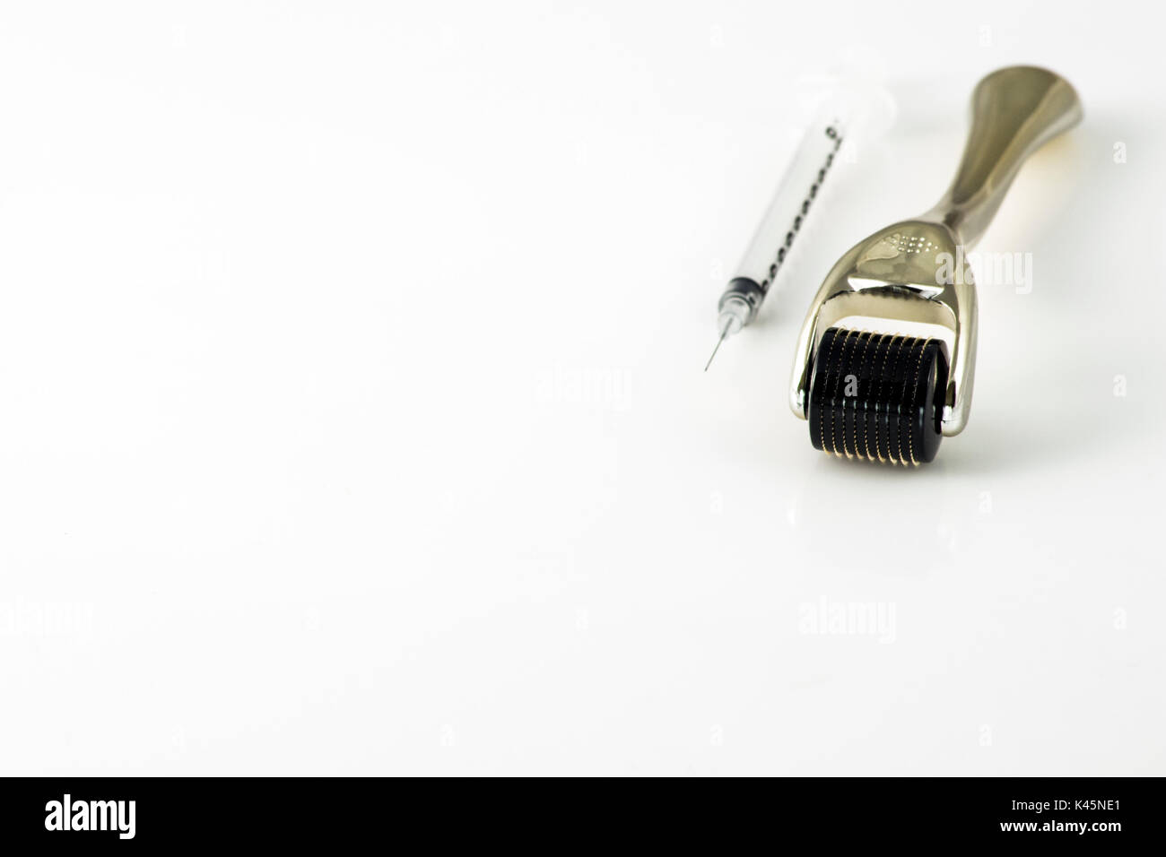 Dermaroller for medical micro needling therapy. Tool also known as ...
