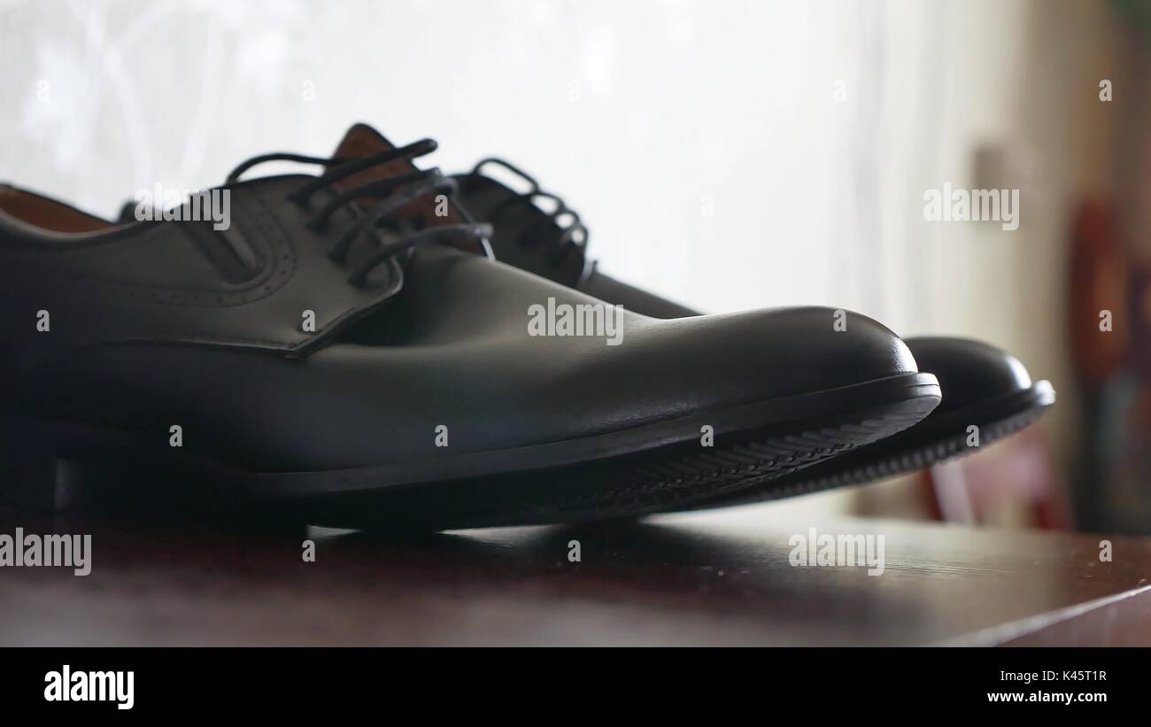 Black men shoes hi-res stock photography and images - Alamy