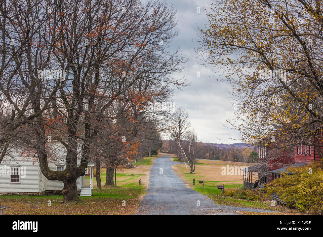 USA, Pennsylvania, Eckley, Eckley Miners Village, fomer mining village ...