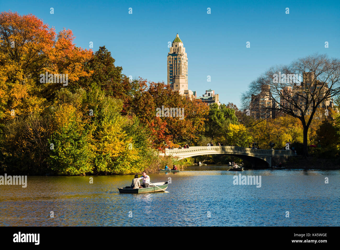 Central park rowboats hi-res stock photography and images - Alamy