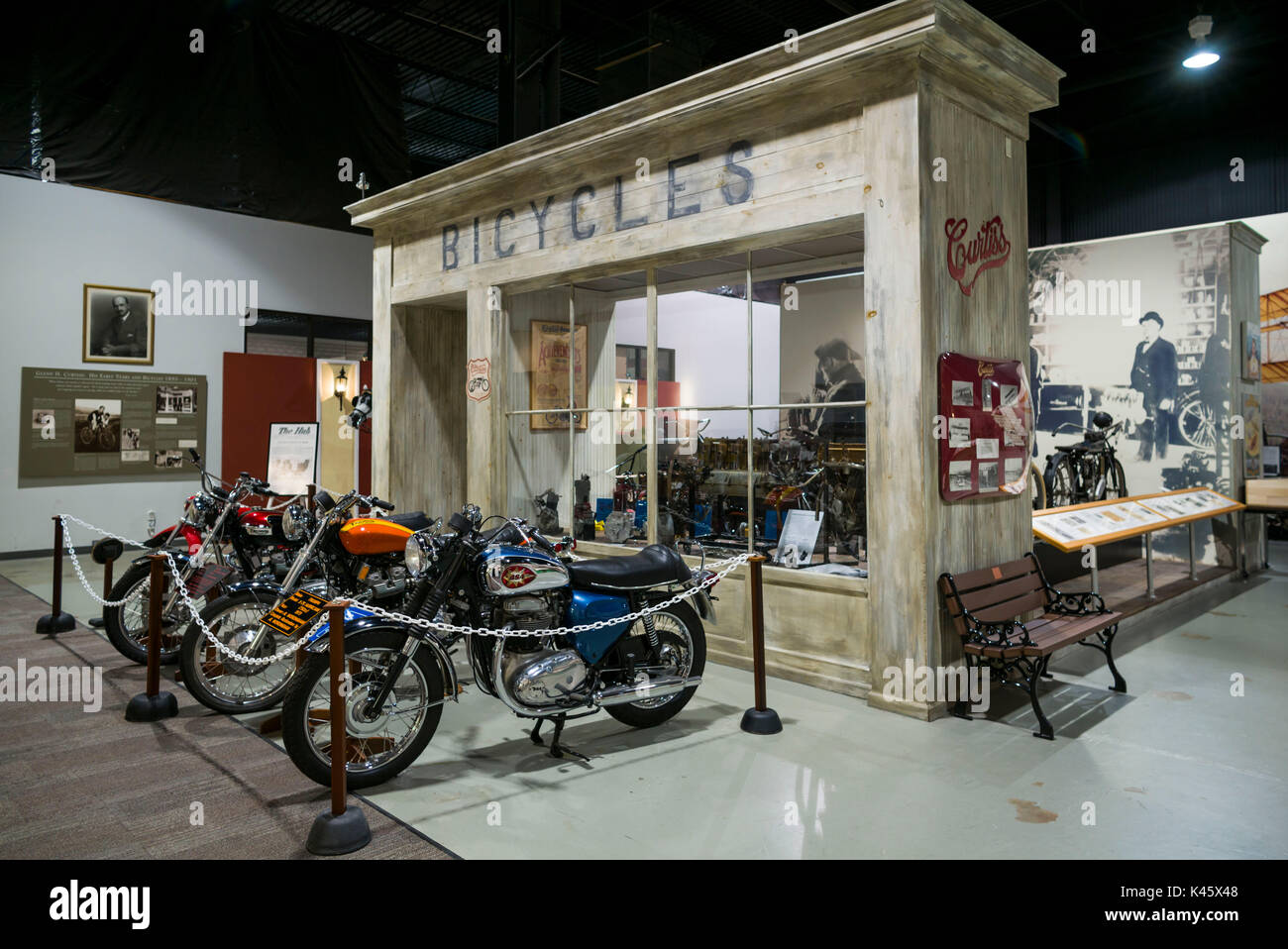 USA, New York, Finger Lakes Region, Hammondsport, Glenn H, Curtiss ...