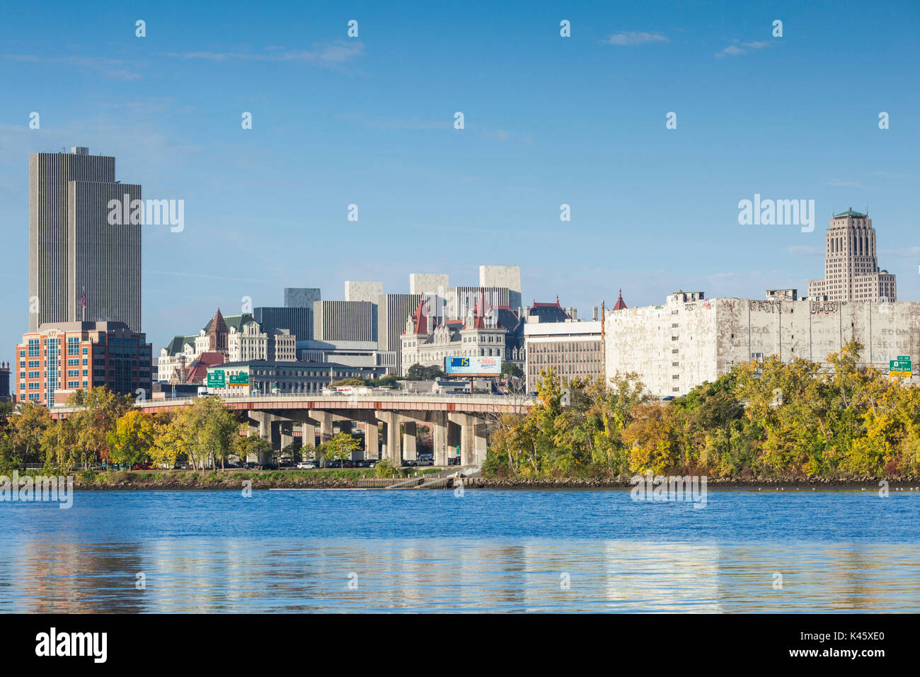 Albany new york skyline hi-res stock photography and images - Alamy