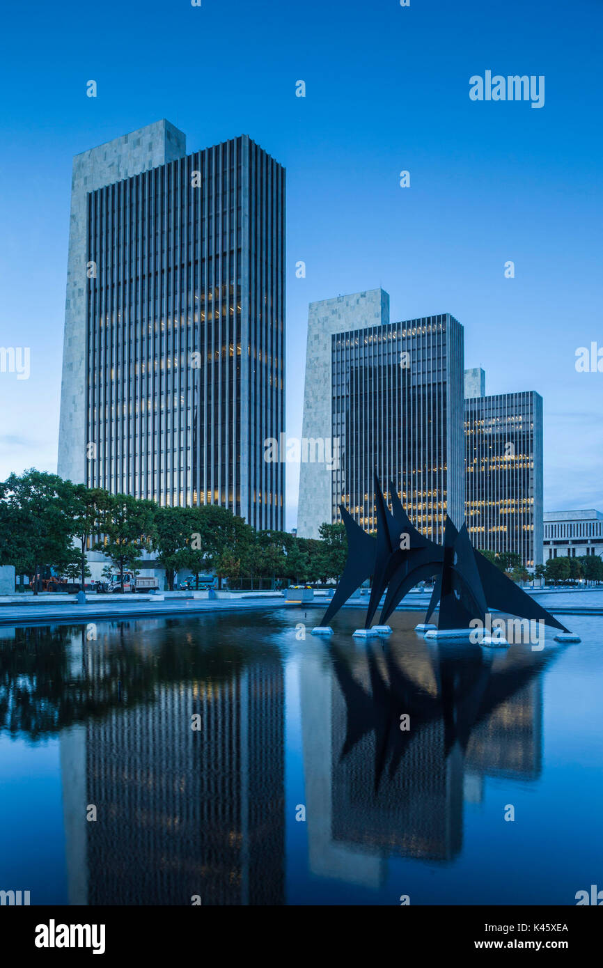USA, New York, Hudson Valley, Albany, New York State Capitol ...