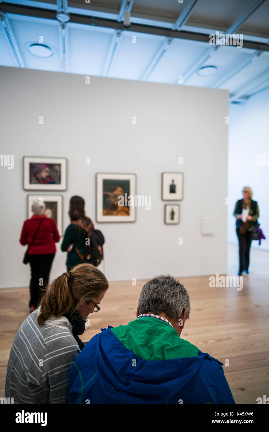 USA, New York, New York City, Lower Manhattan, The Whitney Museum ...