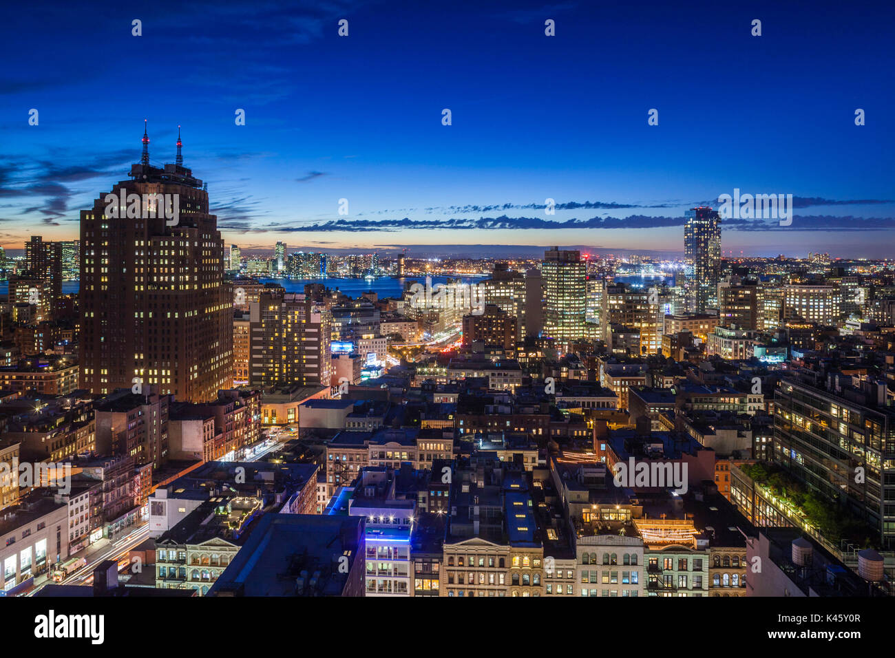 Soho skyline hi-res stock photography and images - Alamy