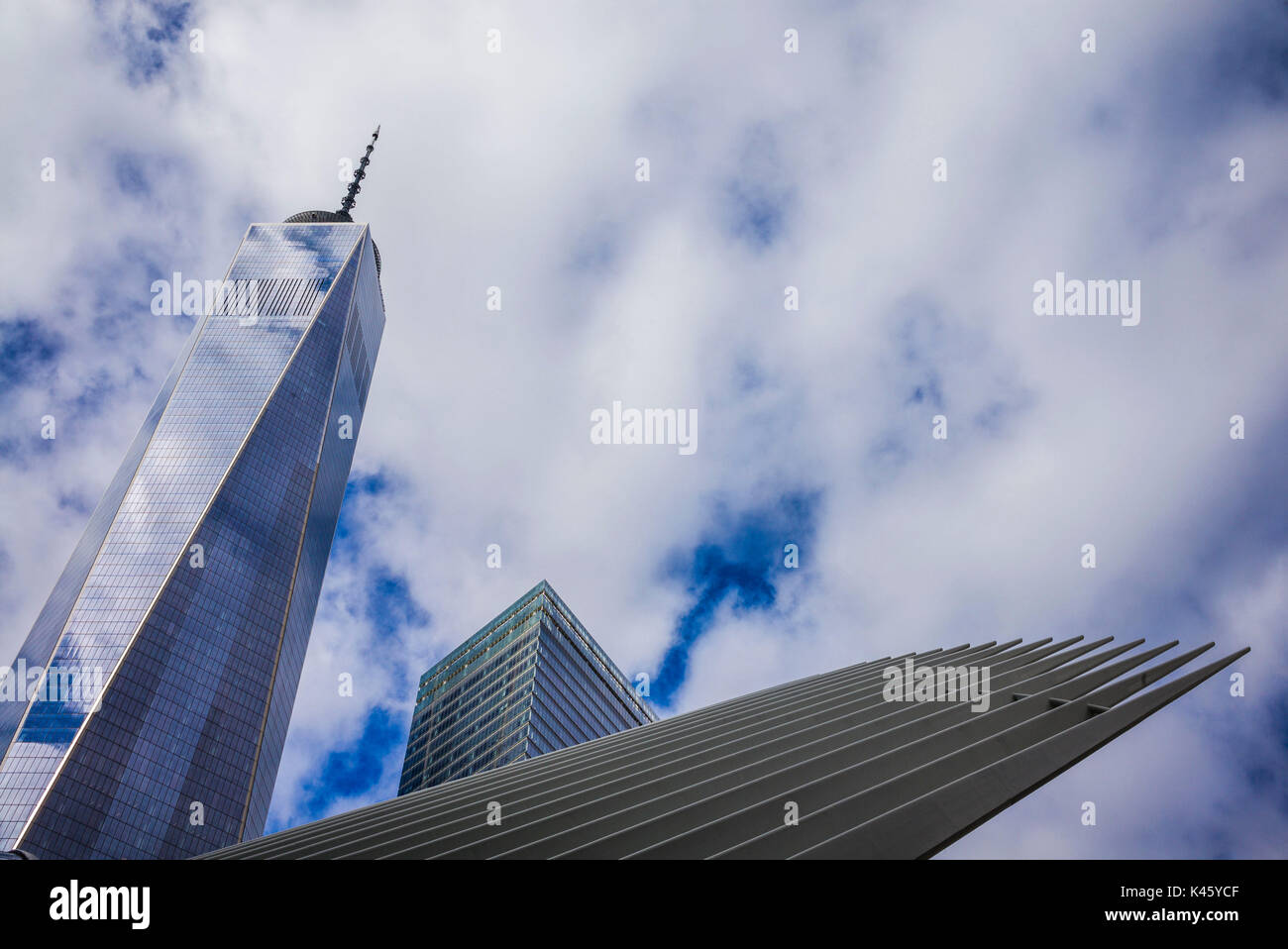 USA, New York, New York City, Lower Manhattan, The Oculus, World Trade ...