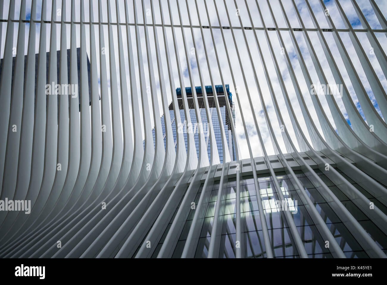 USA, New York, New York City, Lower Manhattan, The Oculus, World Trade ...