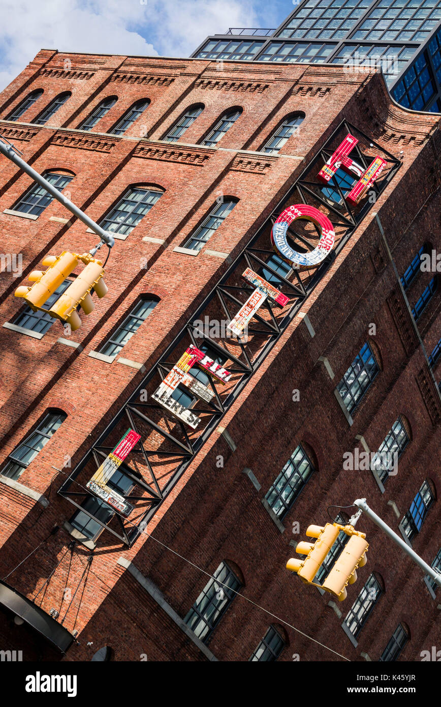 USA, New York, New York City, Brooklyn-Williamsburg, Whythe Hotel ...