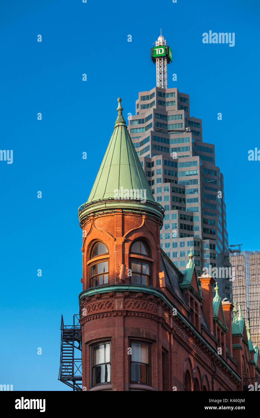 Gooderham building and brookfield place towers hi-res stock photography ...