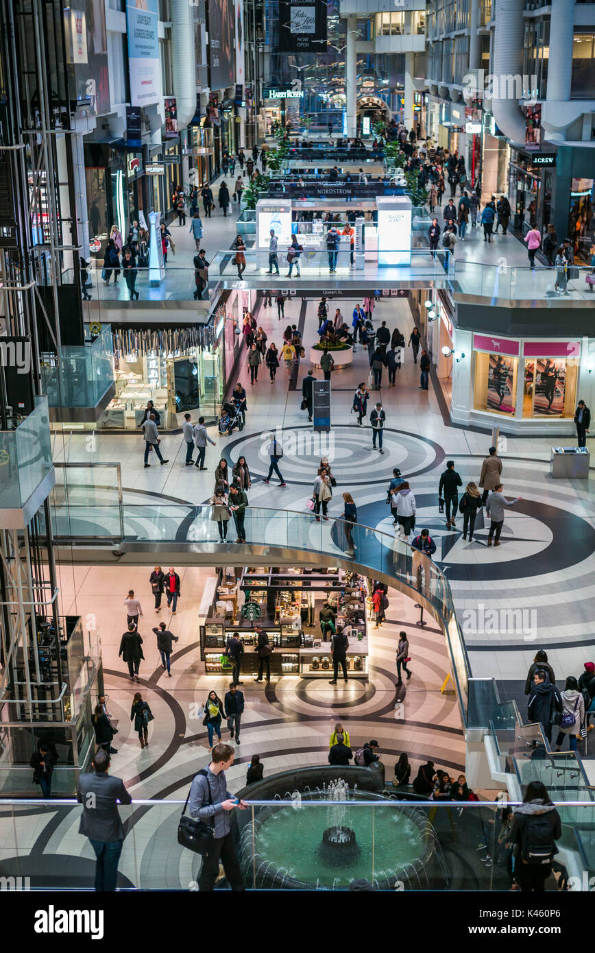 Toronto eaton centre shopping mall hi-res stock photography and images ...