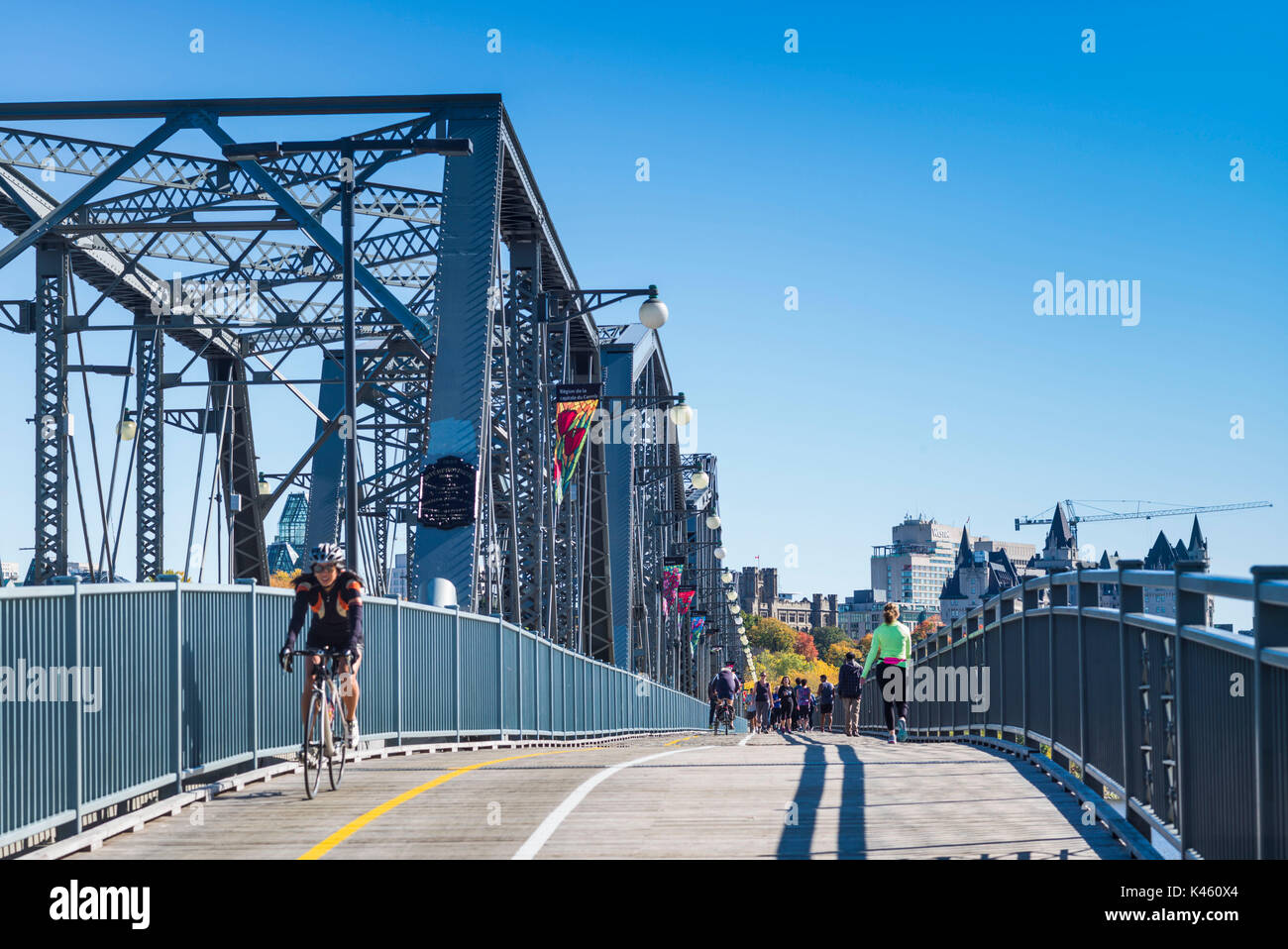 Canada, Ontario, Ottawa, capital of Canada, Alexandria Bridge Stock ...
