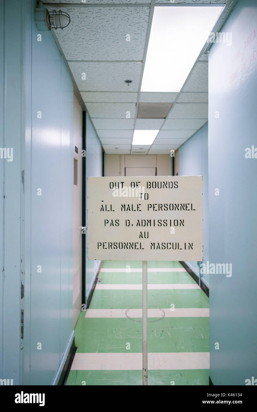 Canada, Ontario, Carp, The Diefenbunker, Canadian Cold War Museum in ...