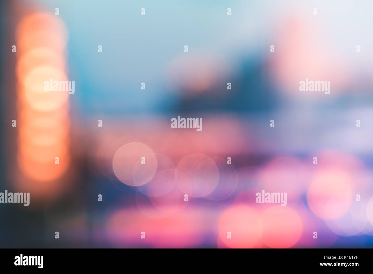 Colorful blurred cityscape. Abstract background Stock Photo - Alamy