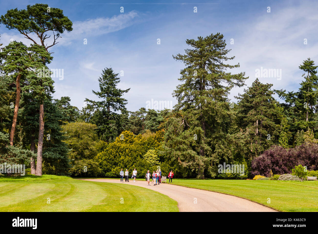 Visitors at Sandringham Estate in Norfolk , England , Britain , Uk ...