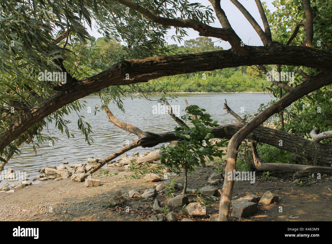 Blue sky and earth rivers hi-res stock photography and images - Alamy