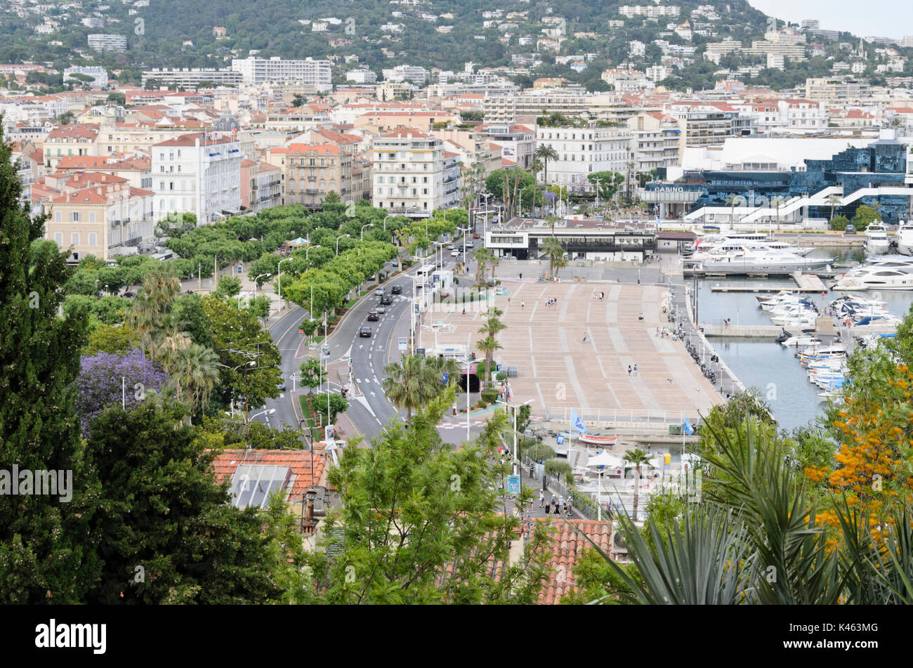 Promenade de la Pantiero, Cannes, France Stock Photo - Alamy