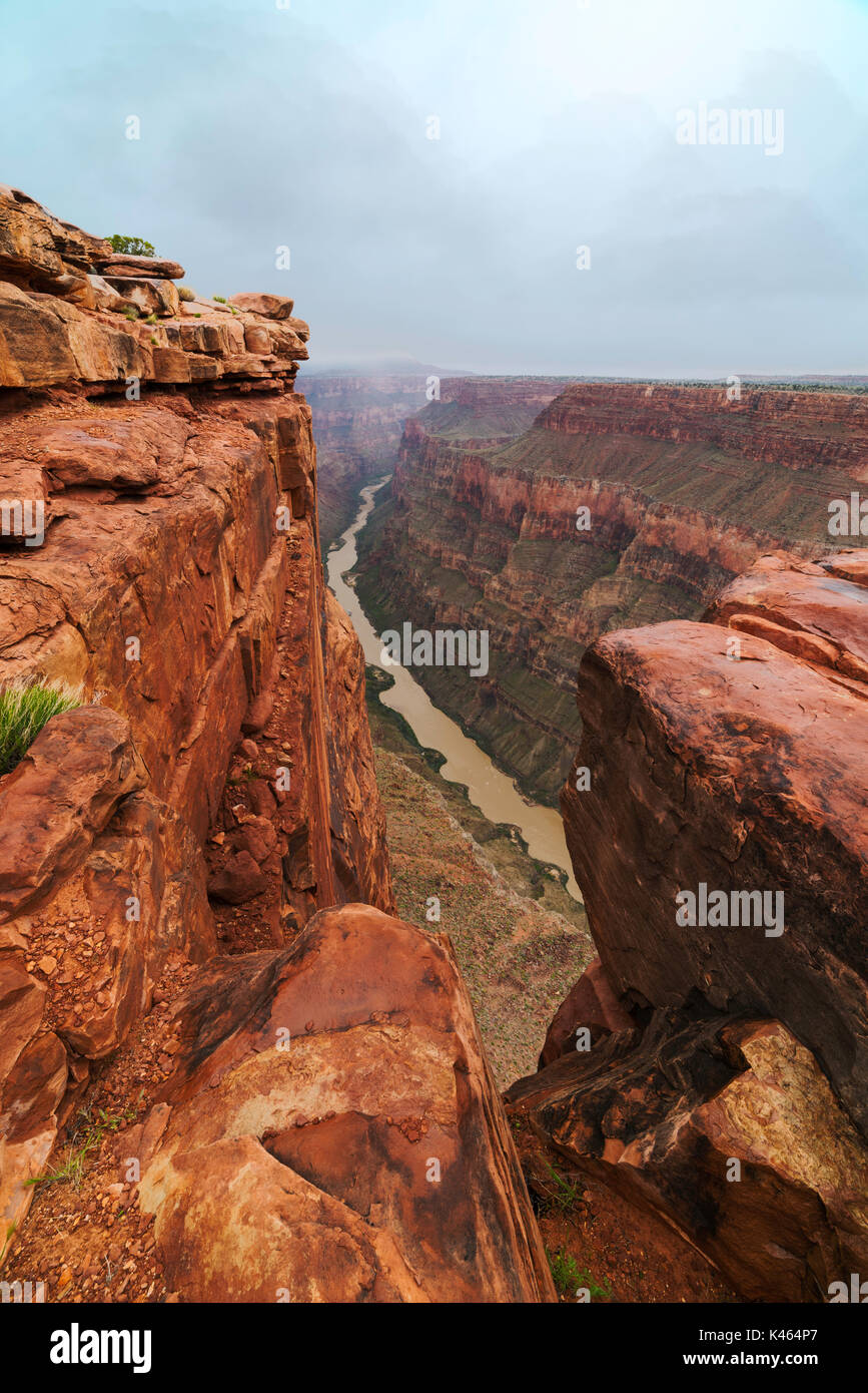 Photograph of the Toroweap Overlook, north side of the Colorado River ...