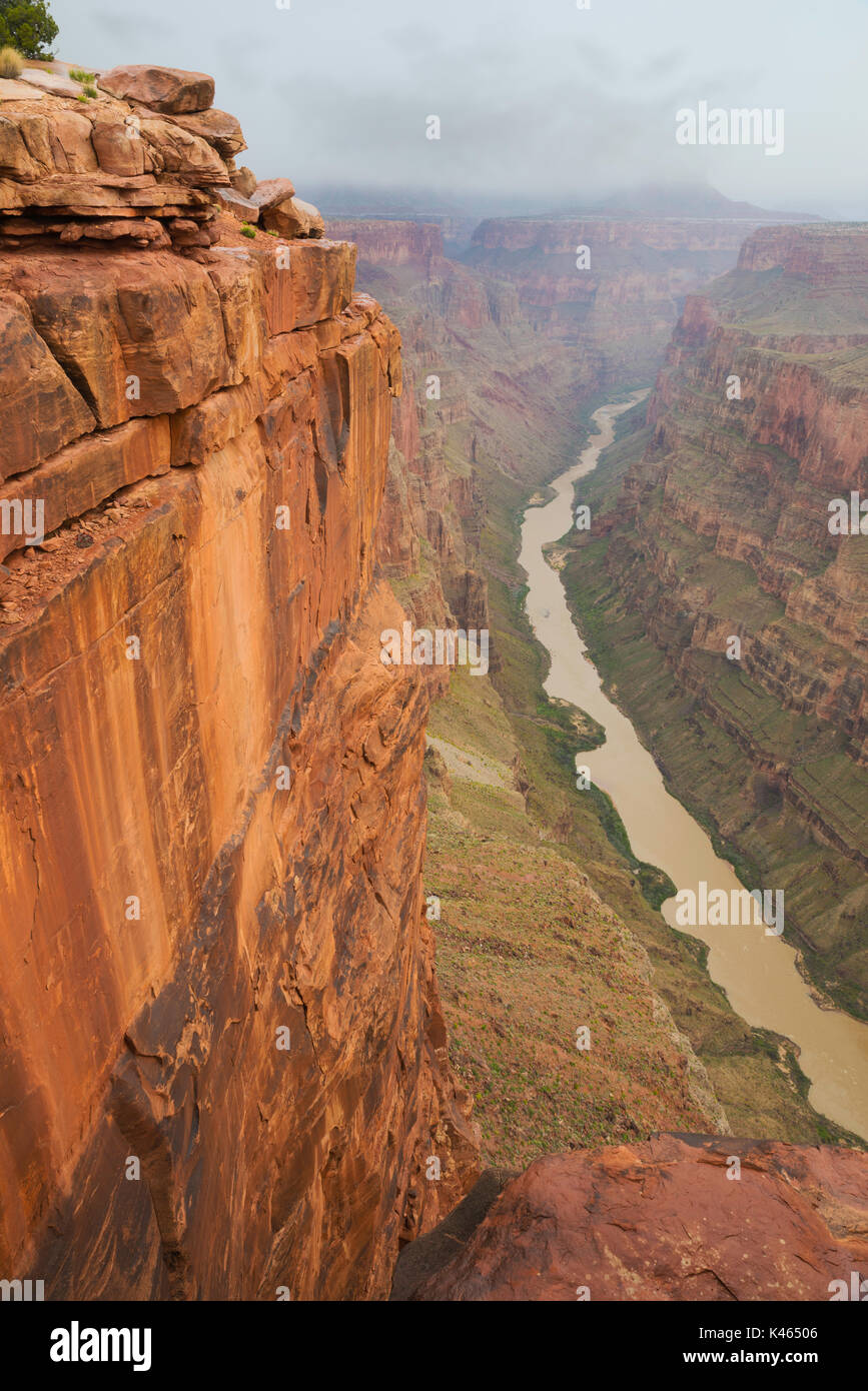 Photograph of the Toroweap Overlook, north side of the Colorado River ...