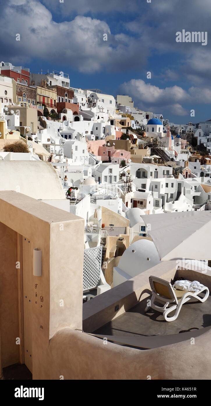 The famous Caldera of Oia, Santorini; the most famous Island in Greece ...