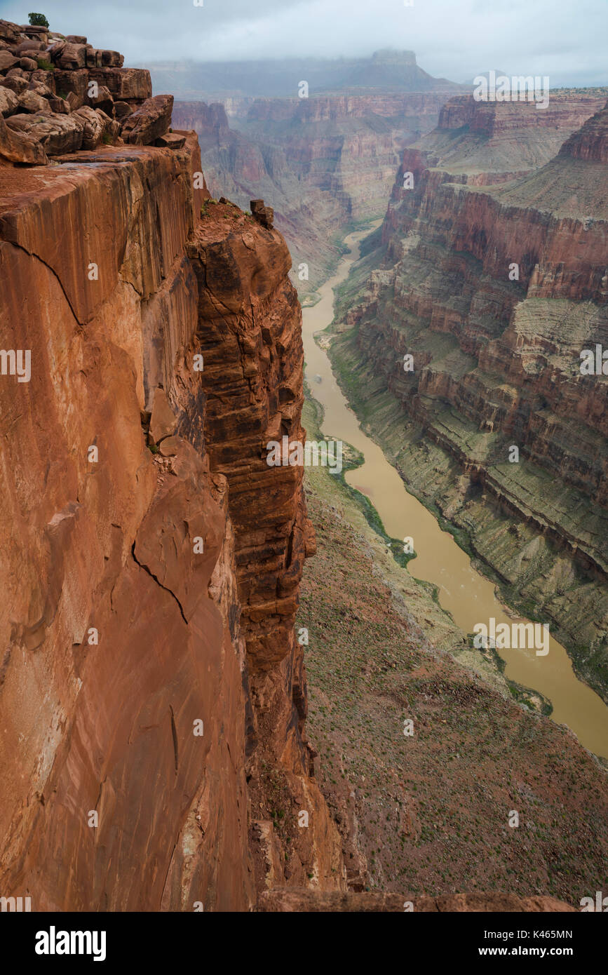 Photograph of the Toroweap Overlook, north side of the Colorado River ...