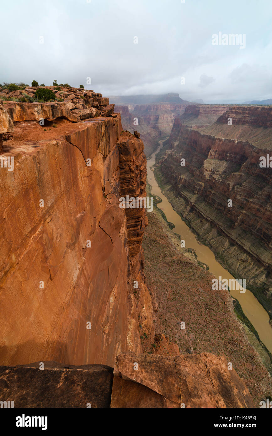 Photograph of the Toroweap Overlook, north side of the Colorado River ...