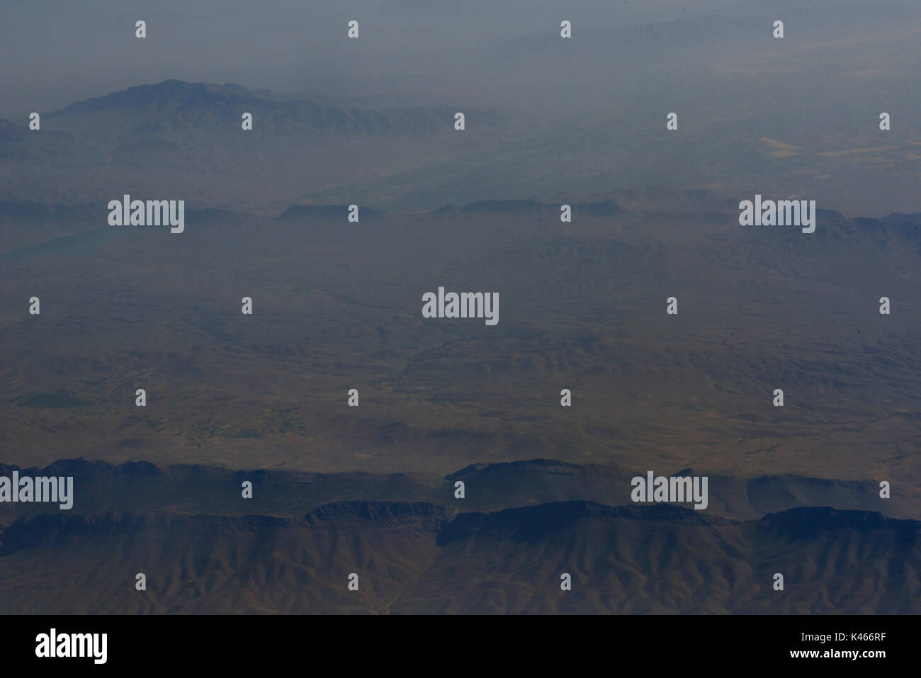 Iranian mountains from the air. Zagros mountains Stock Photo - Alamy