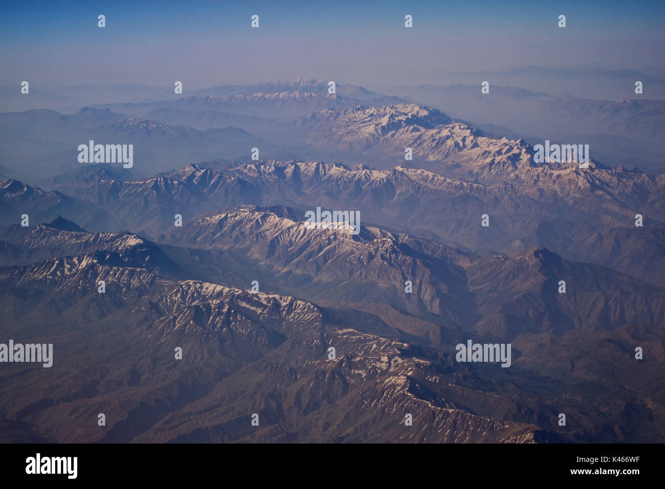 Iranian mountains from the air Stock Photo - Alamy