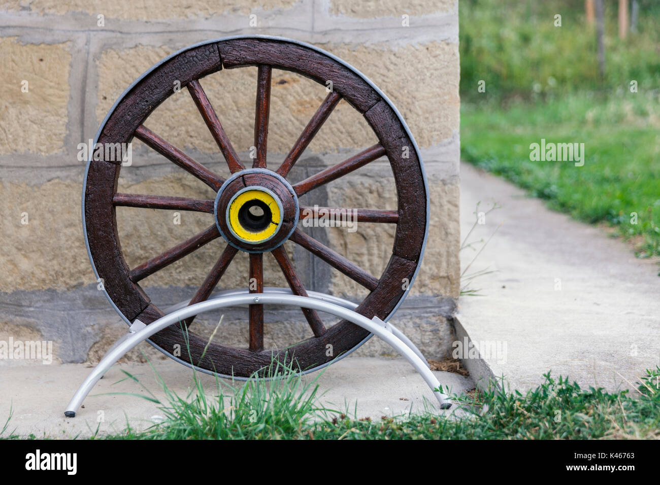 Stone Wheel Cart