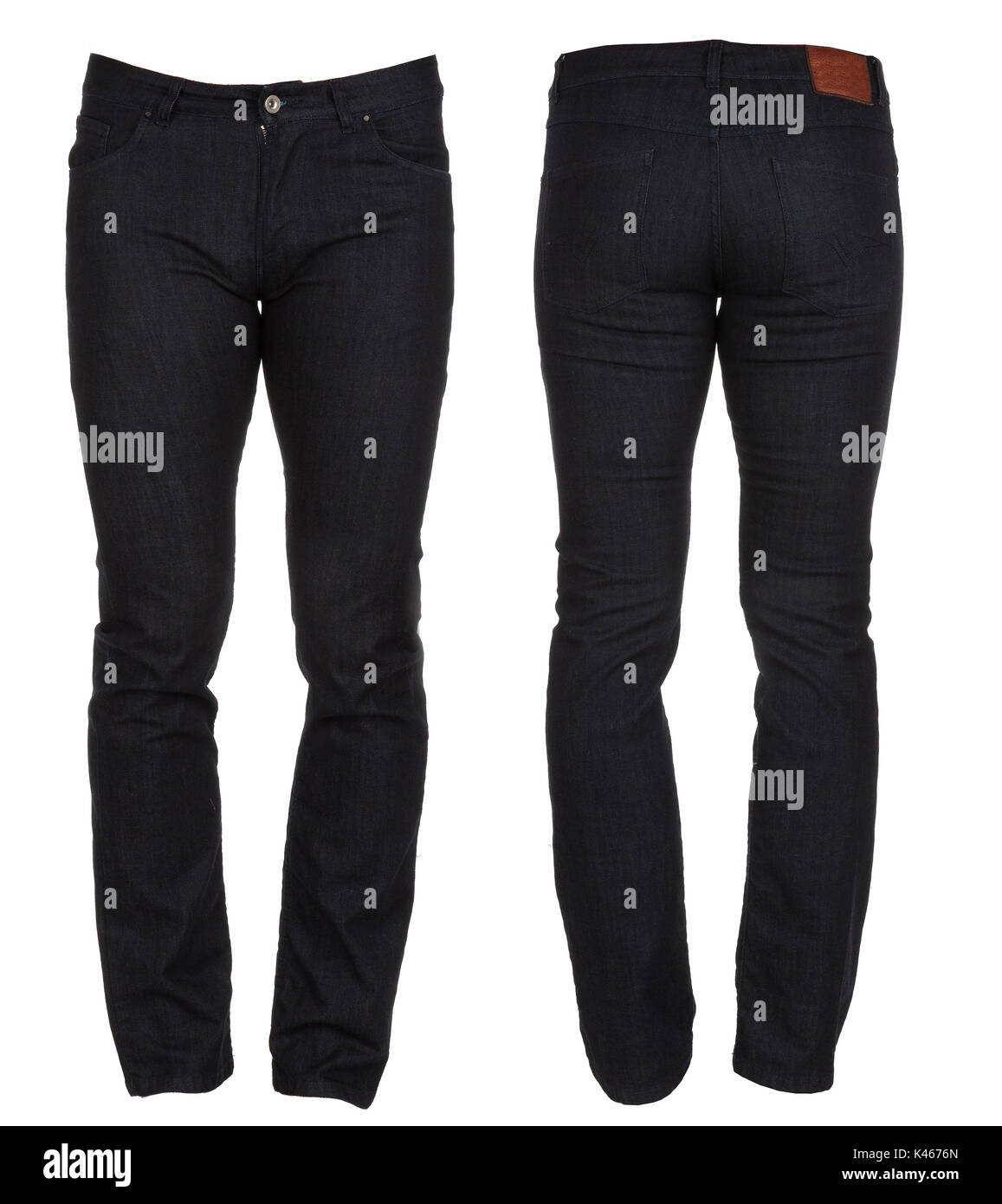 pants front and back isolated on white Stock Photo - Alamy