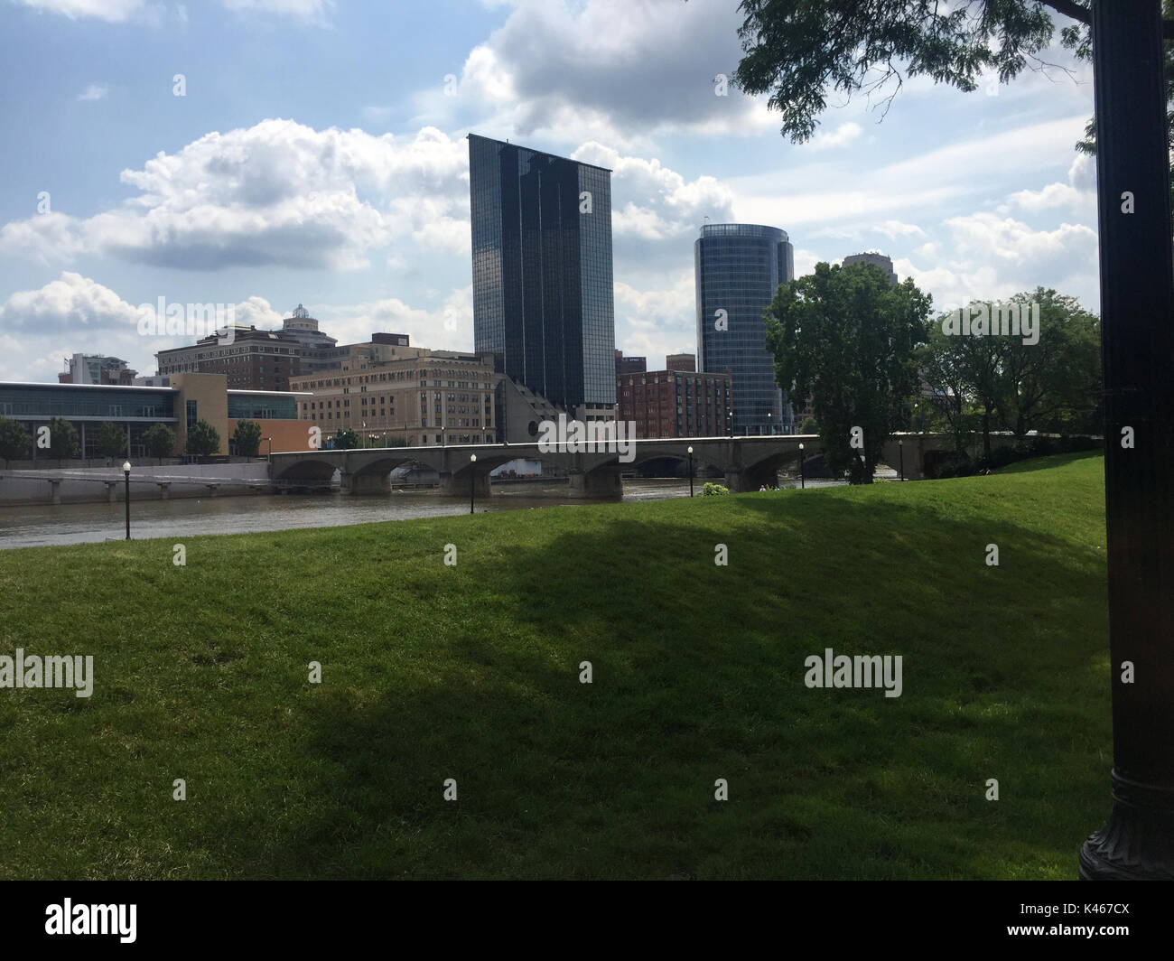 Skyline of downtown Grand Rapids, MI Stock Photo - Alamy