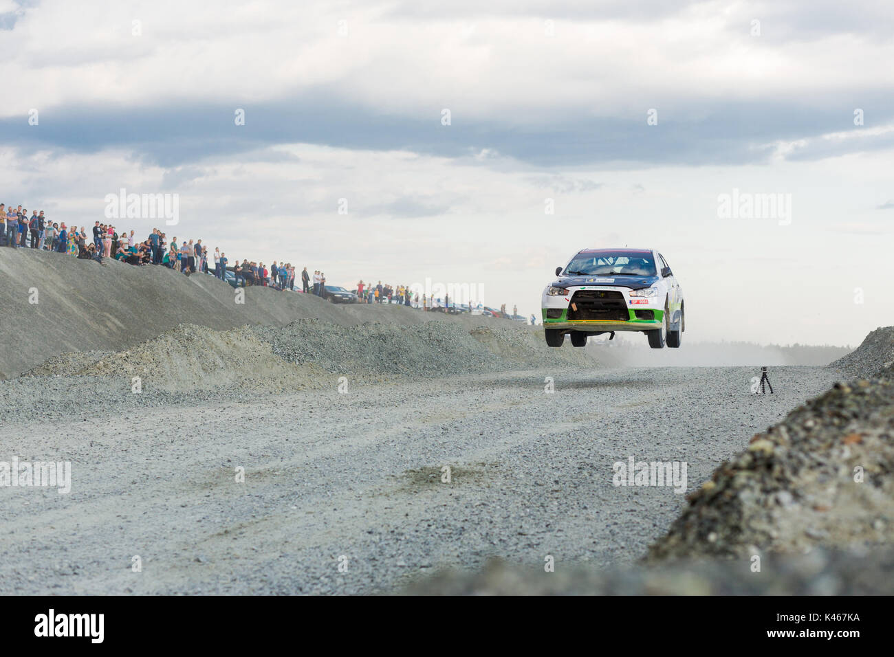 Mitsubishi evo x rally car hi-res stock photography and images - Alamy