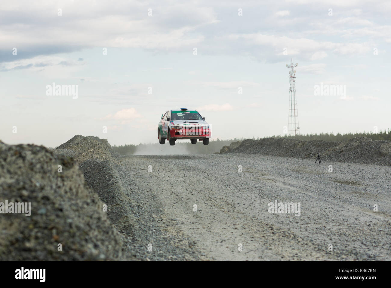 Asbestos, Russia August 5, 2017 - Final 6th stage of the Russian Rally ...