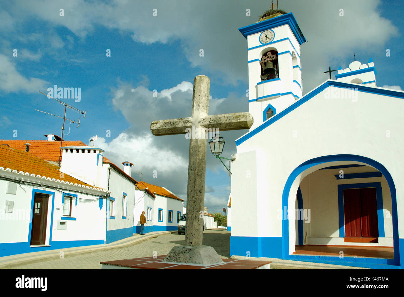 Santa Susana. Traditional village in Alentejo. Portugal Stock Photo - Alamy