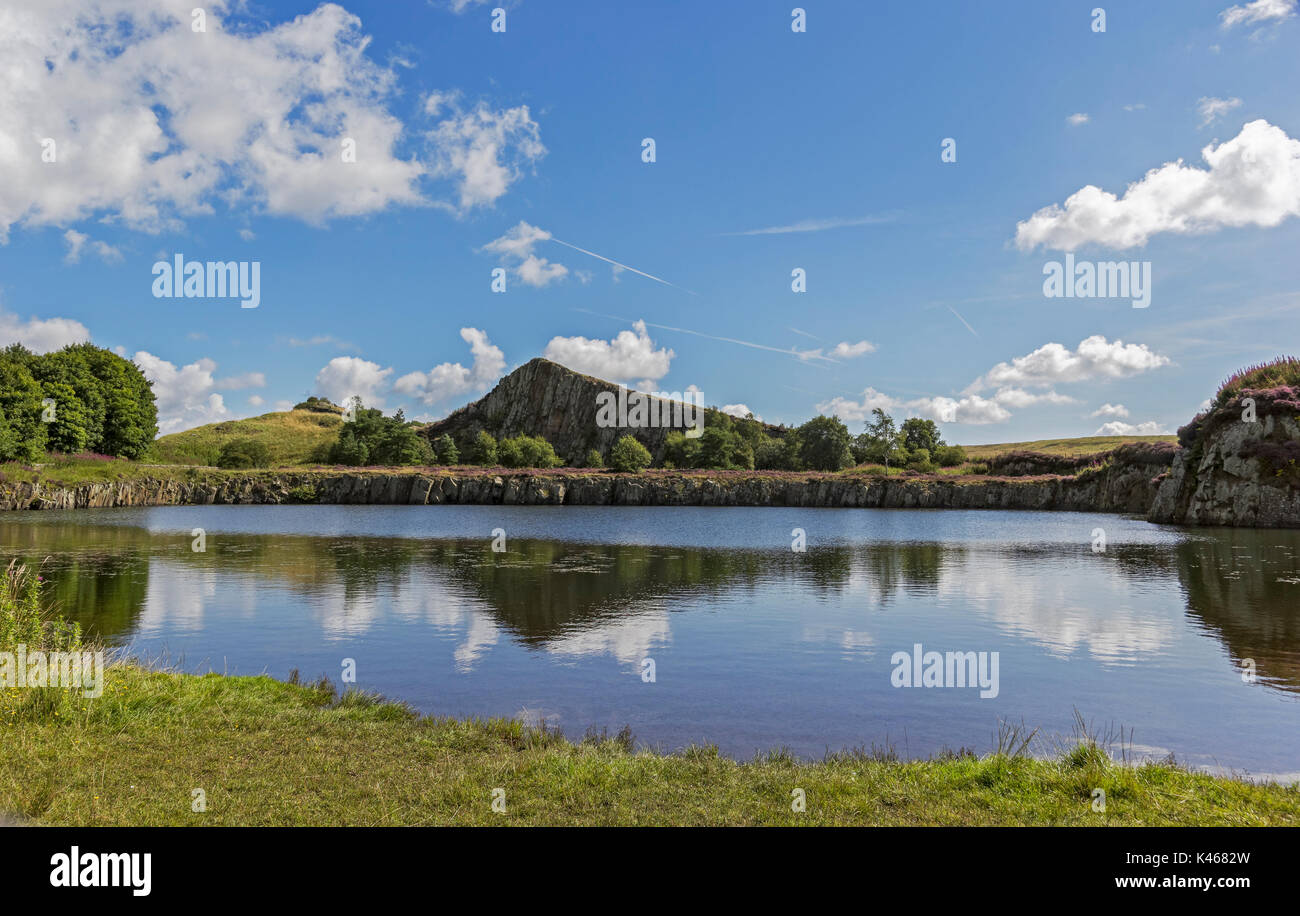 Cawfields Quarry in the Northumberland National Park Stock Photo - Alamy