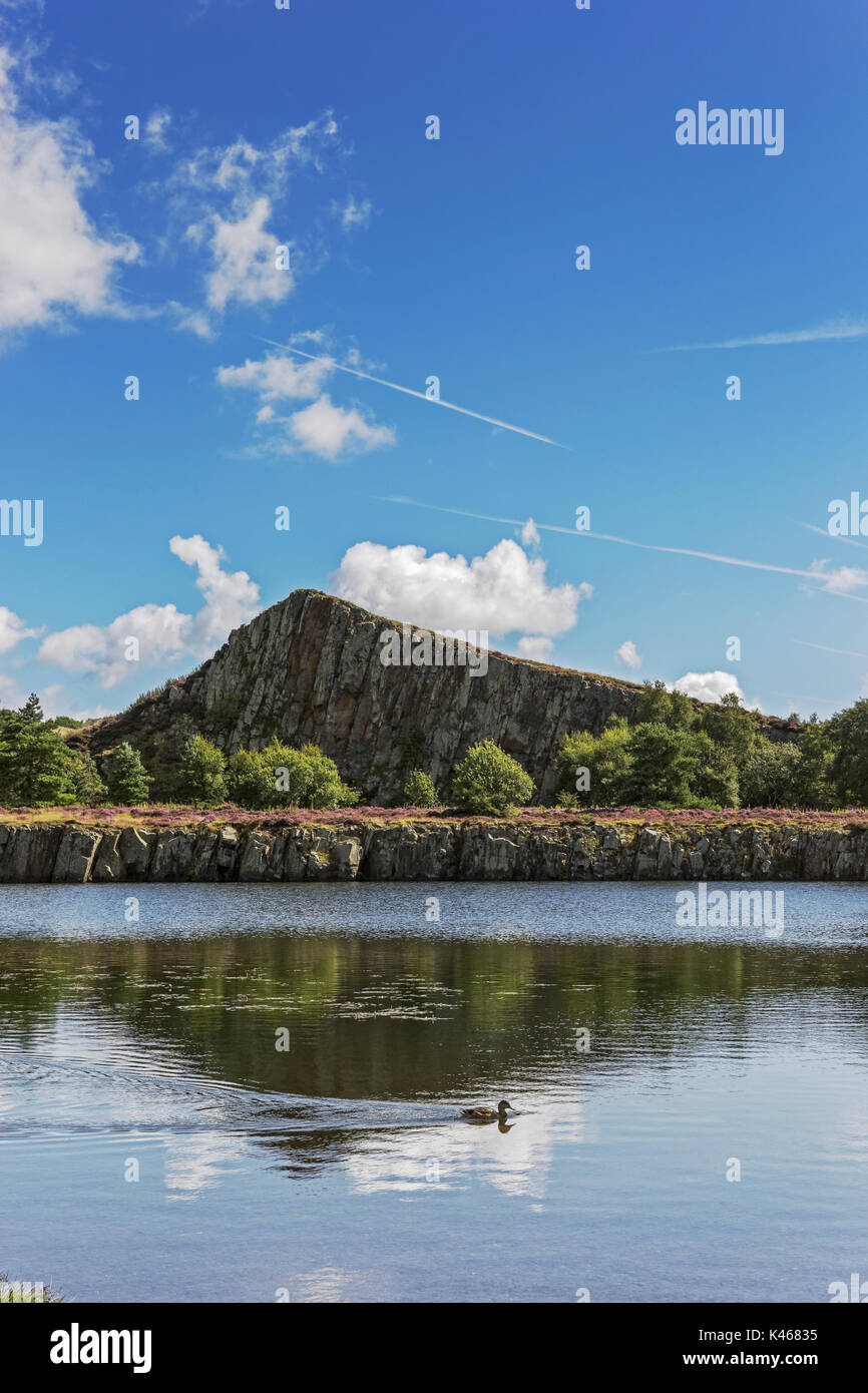 Cawfields Quarry in the Northumberland National Park Stock Photo - Alamy