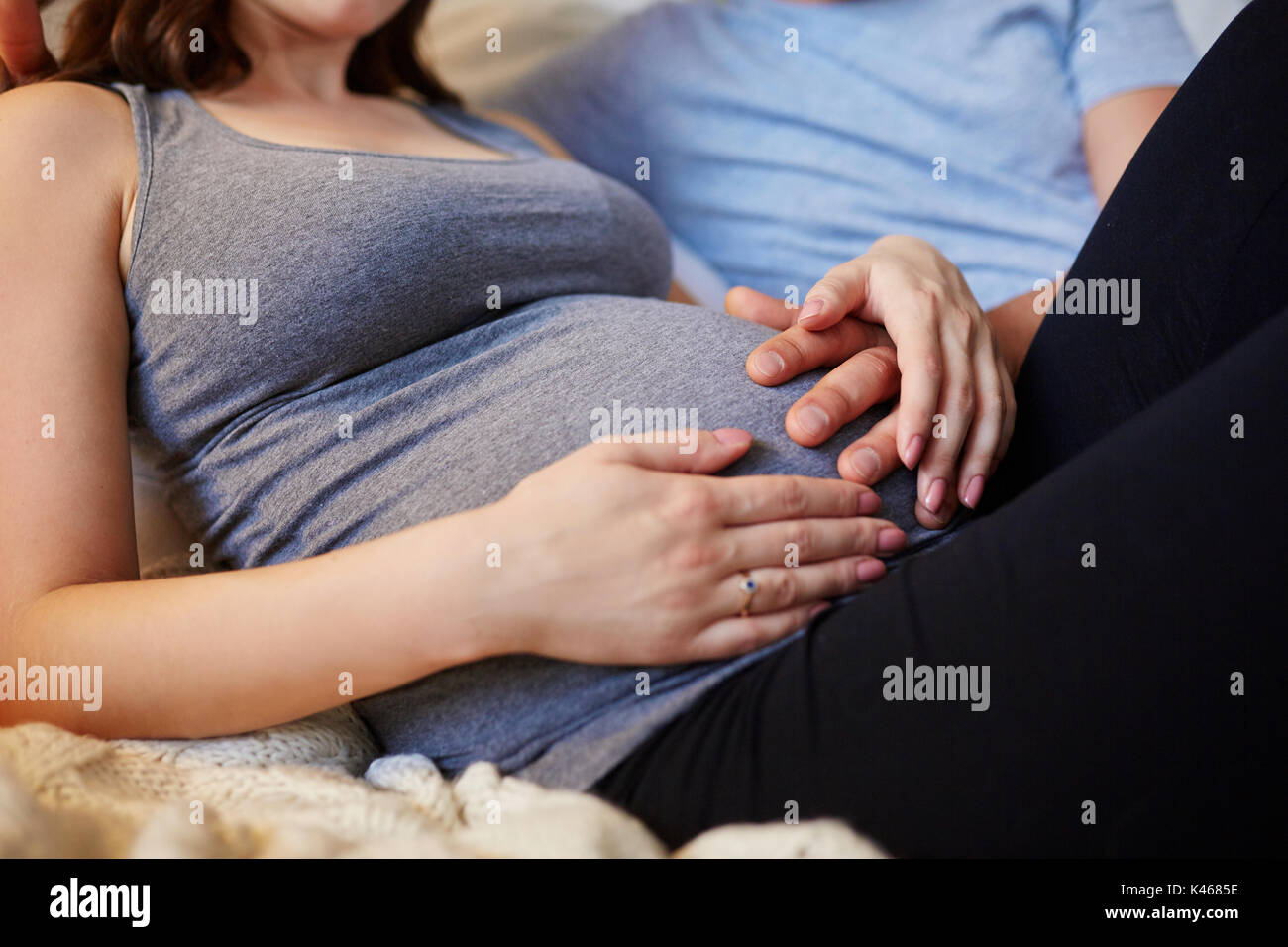 Pregnant woman man planning hi-res stock photography and images - Alamy