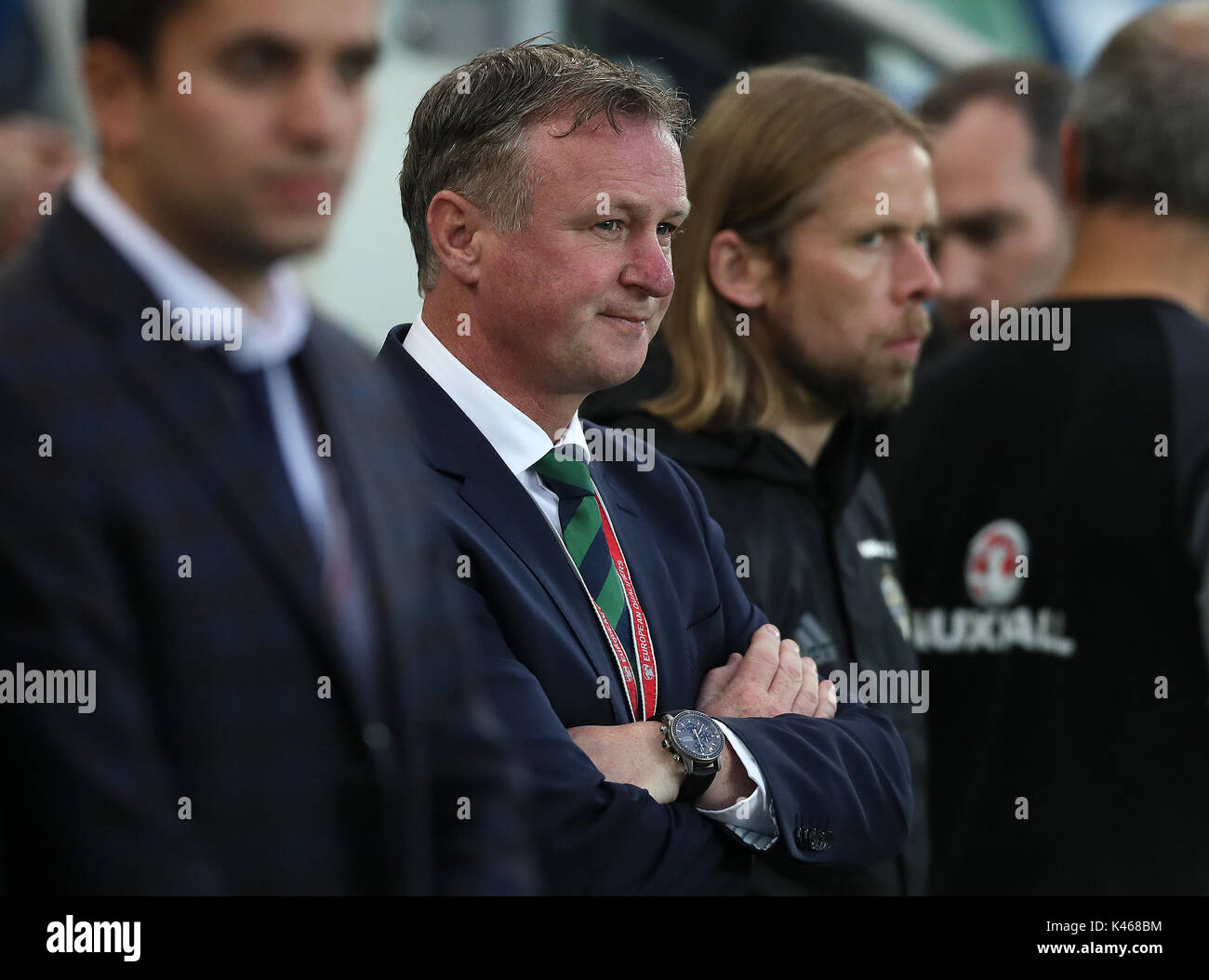 Northern ireland v czech republic windsor park hi-res stock photography ...