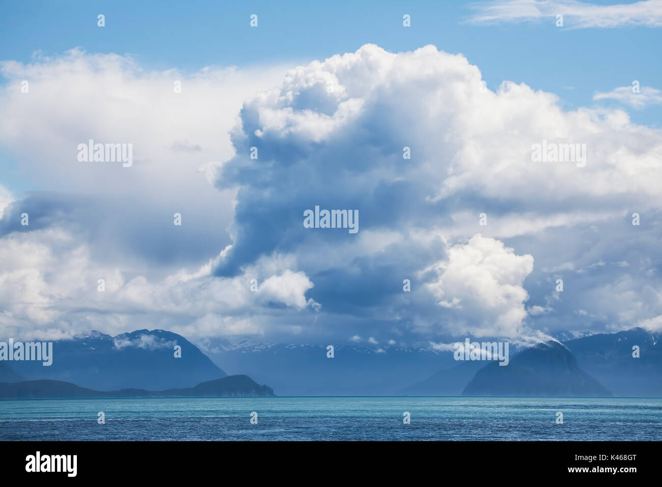 Views from Cross Sound near Icy Straight in Southeast Alaska as seen ...