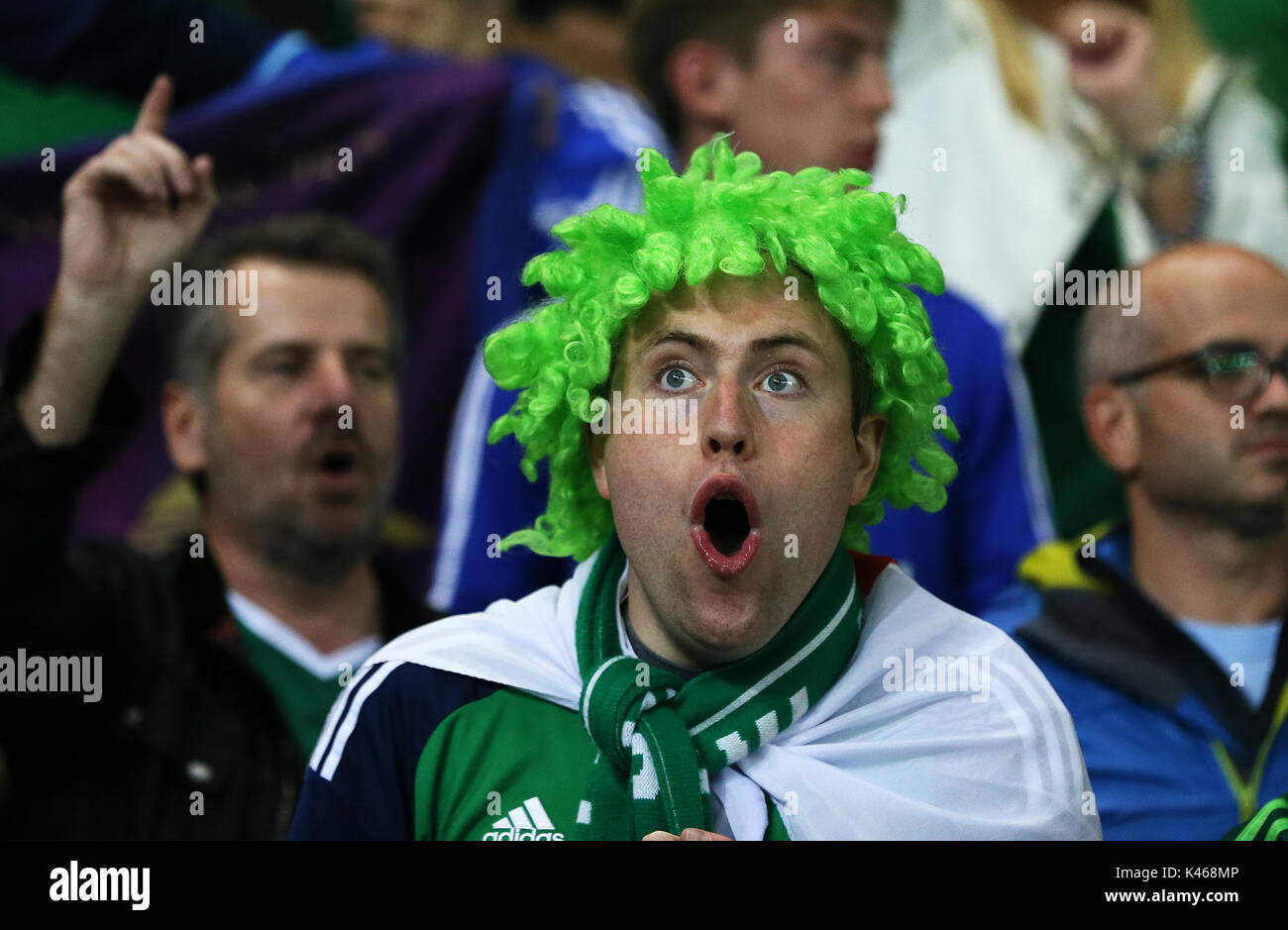 Northern Ireland supporters celebrate victory in the 2018 FIFA World ...