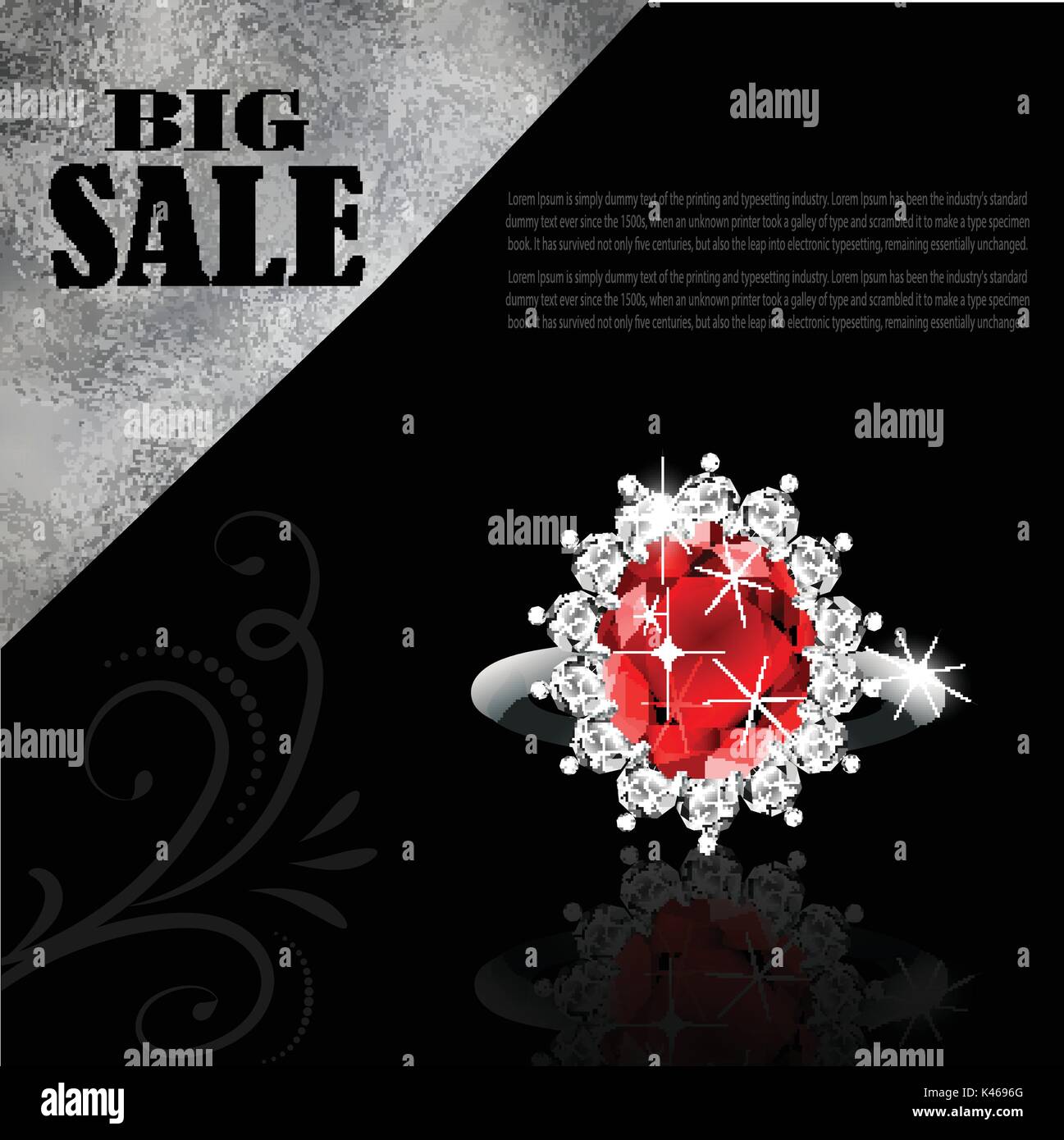 Golden earrings in white Stock Vector Images - Alamy