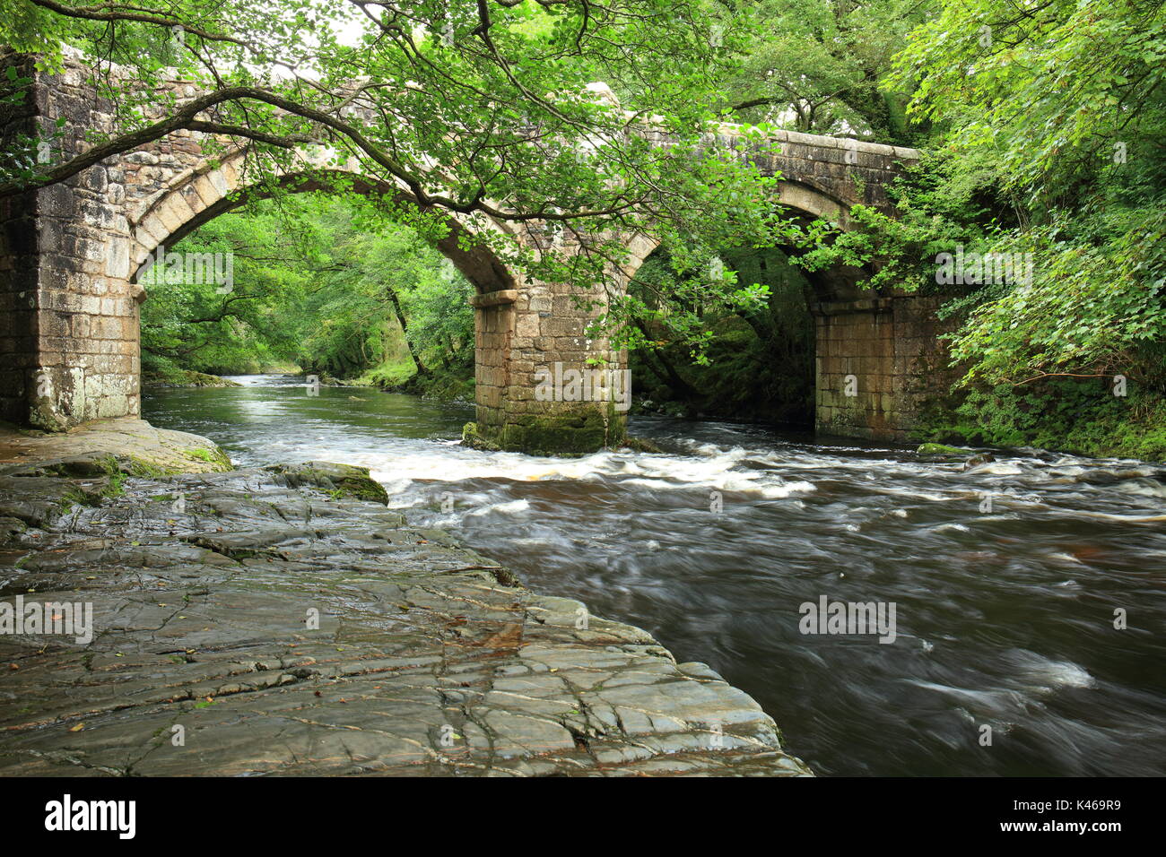 Newbridge, Dartmoor, Devon, UK Stock Photo - Alamy